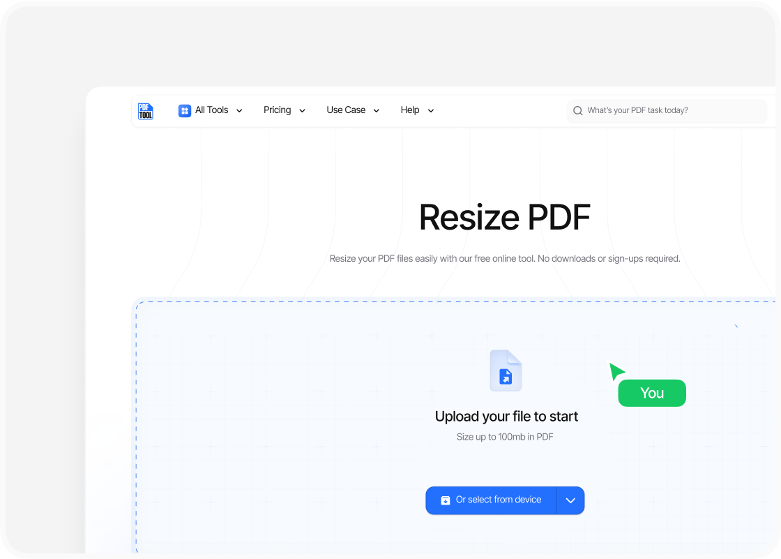 Resize PDF Files with This Free Online PDF Resizer - PDFTool.io